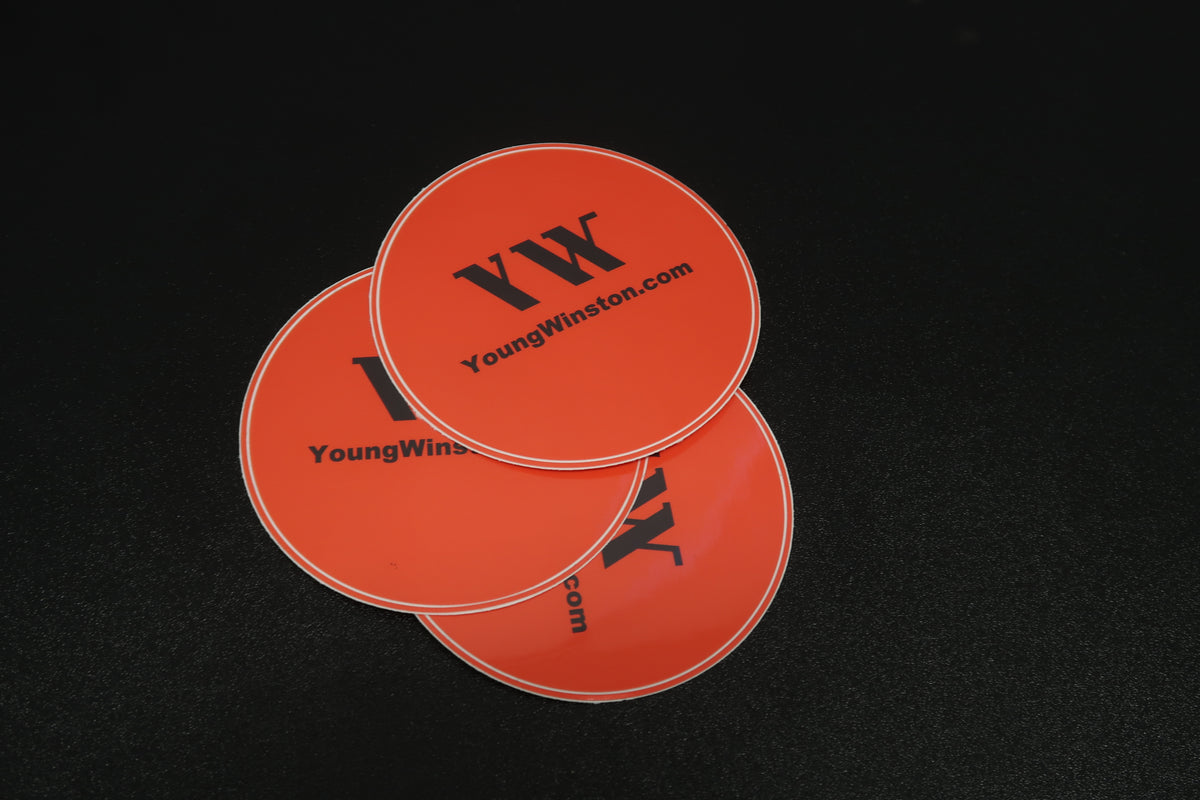 YW STICKER. – Young Winston
